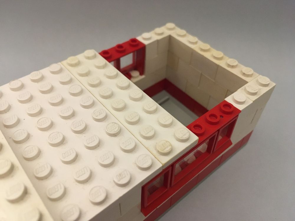 Lego Set 236 Garage ohne OVP von 1968, 1x 1x8 „Garage“ fehlt (Gebraucht ...