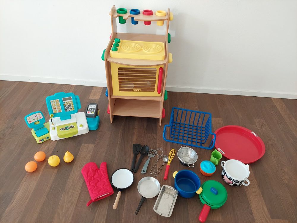 Kinder Spielküche von Berchet mit Zubehör (Gebraucht) in Wiesendangen ...