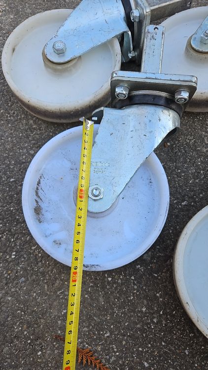 4x Blickle Lenkrollen, Räder, Rollen, 190mm, TOP! 👍 (Gebraucht) in ...