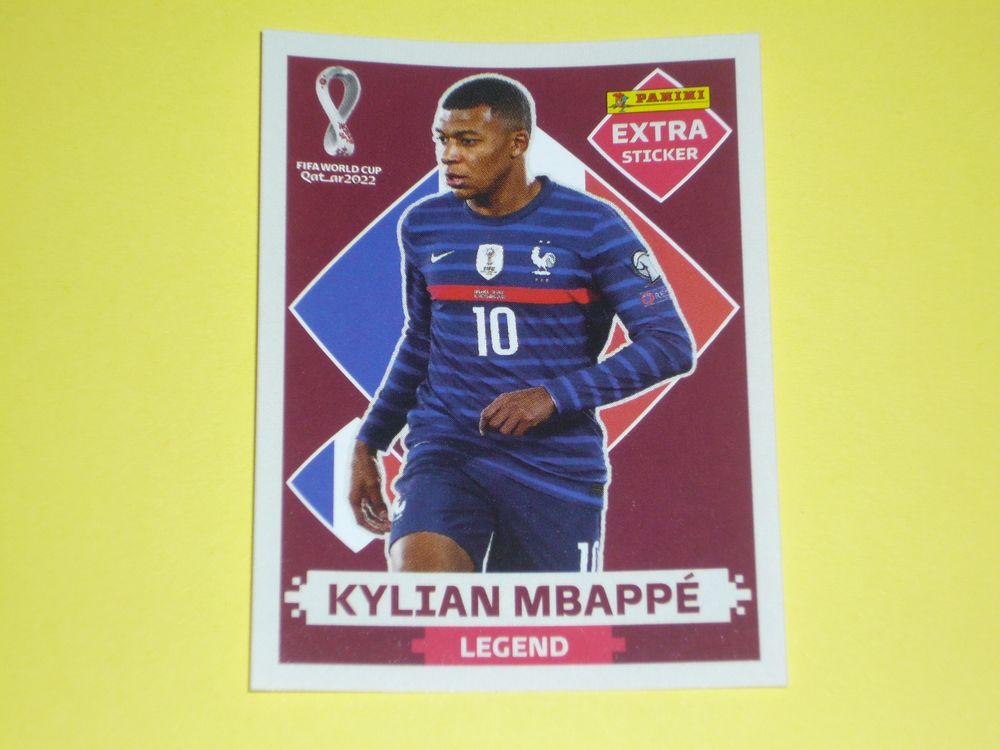 Kylian Mbappe Panini Extra Sticker (Neu und originalverpackt) in Sirnach für CHF 16 – mit ...