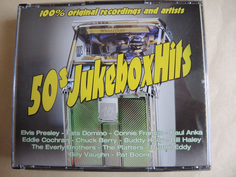 CD 50's Jukebox HITS Elvis Fats Domino Chuck Berry Buddy Hol (Gebraucht ...