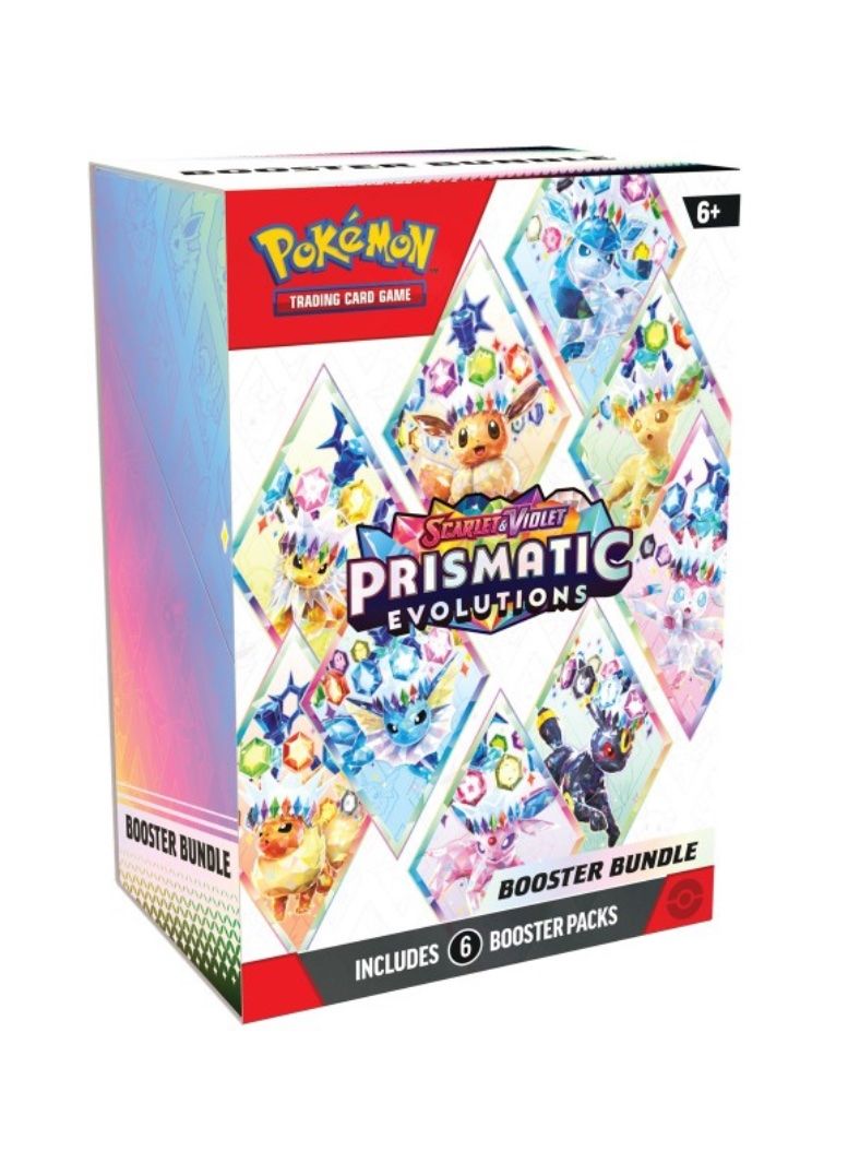 Pokémon SV08.5 Prismatic Evolutions Booster Bundle sealed EN (Neu und ...