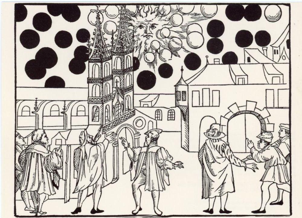 Basel BS - Merkwürdige Himmelserscheinungen über BS 1566 | Kaufen auf ...