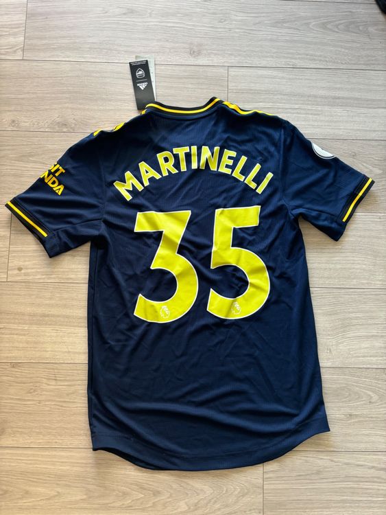 2019-20 Arsenal Authentic Third Shirt Martinelli #35 (S) (Nuovo e nell ...