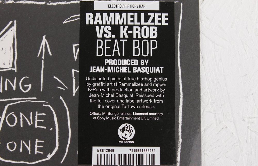 Jean-Michel Basquiat X Rammellzee vs K-Rob - Beat Bop - 12" (Neu und ...