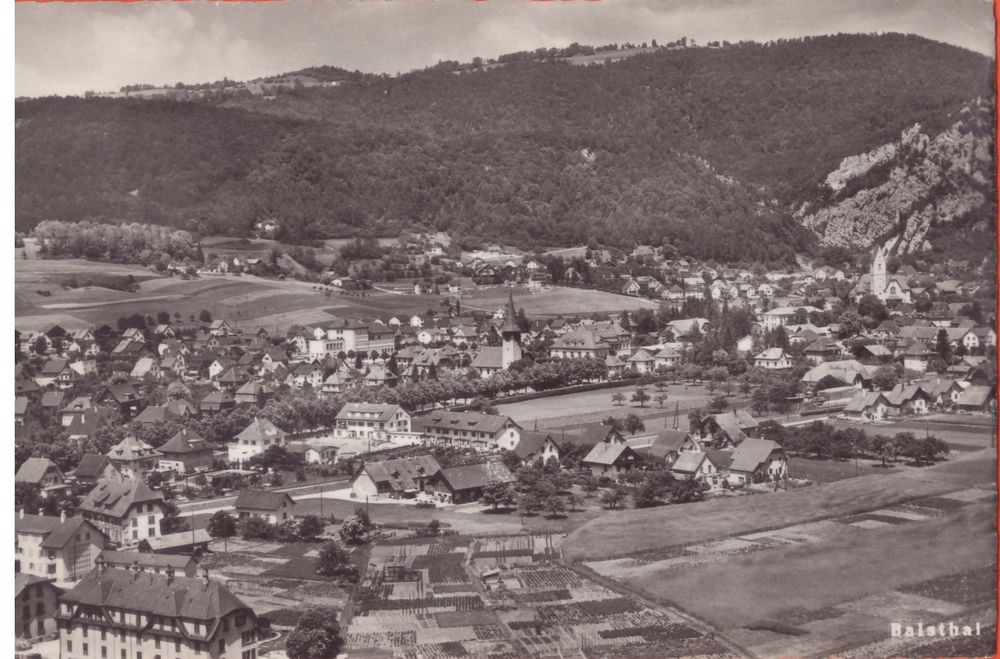 1958 BALSTHAL - SO - DORFANSICHT - FLUGAUFNAHME (Gebraucht) in ...
