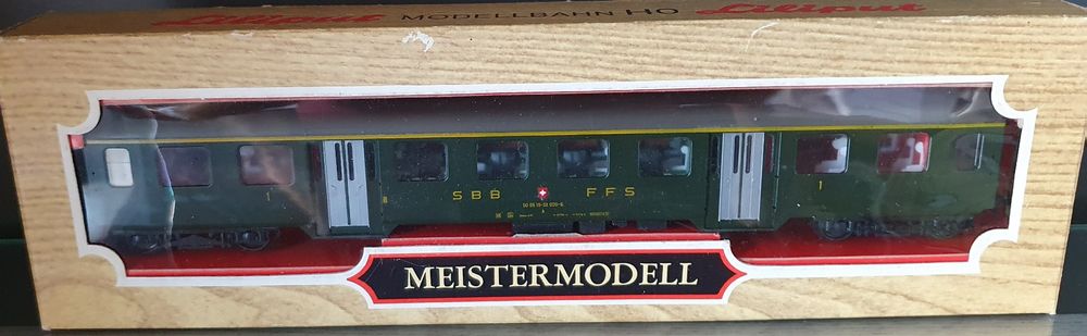 LILIPUT:DC: SBB LEICHTSTAHL-PERSONENWAGEN A OVP (Gebraucht) in Biglen für CHF 19.95 – mit ...