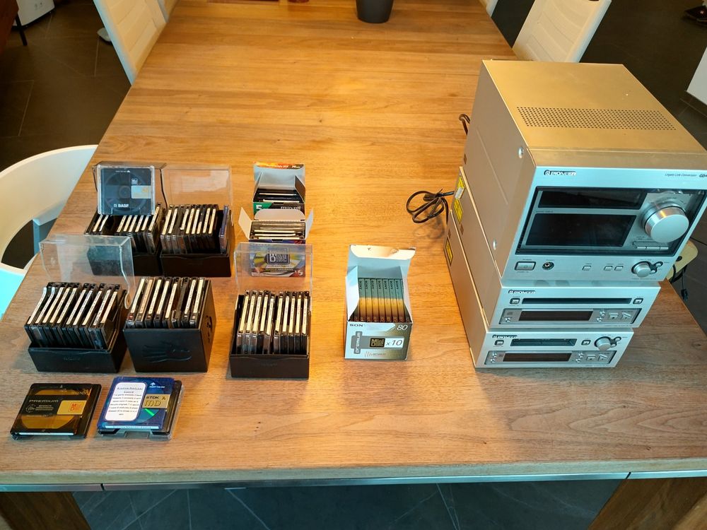 72 MINI DISC SAMMLUNG MIT PIONEER ANLAGE CD/MINI DISK | Kaufen auf Ricardo
