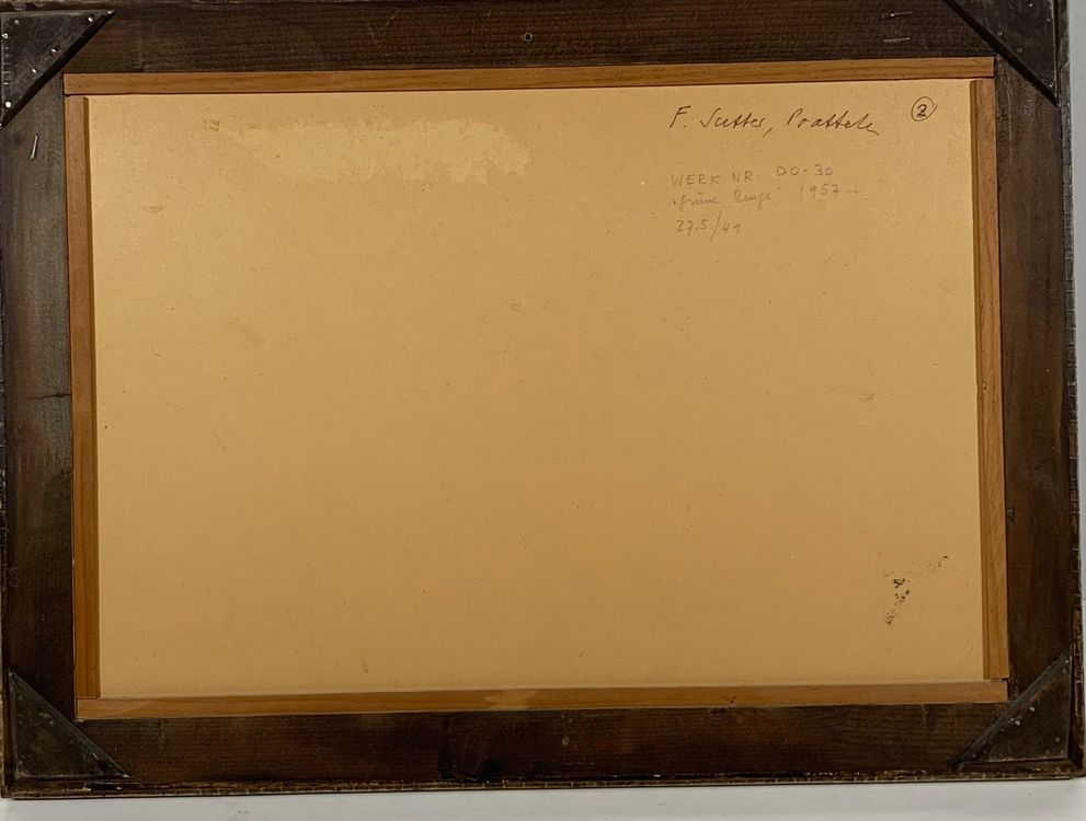 Hans Rudolf Schiess (1904-1978) Gemälde grüne Ringe (Gebraucht) in Root ...