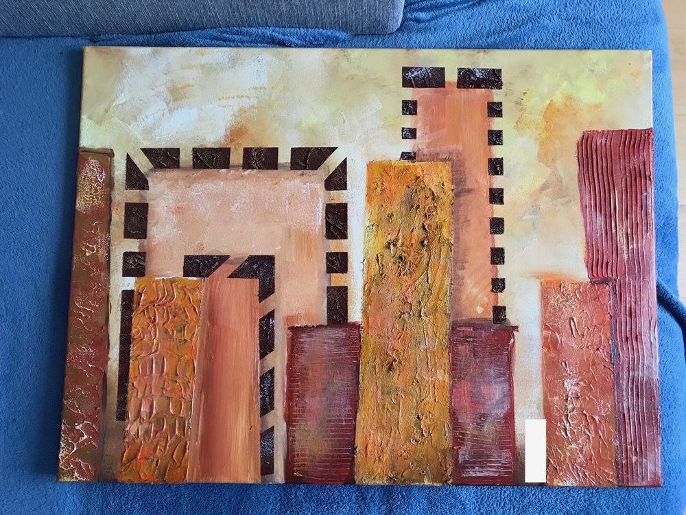 Acrylbild Unikat auf Leinwand | Kaufen auf Ricardo