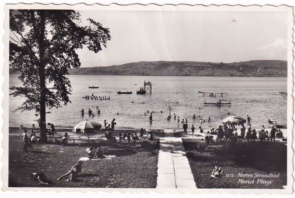 Murten Strandbad Morat Plage 1950 | Kaufen auf Ricardo