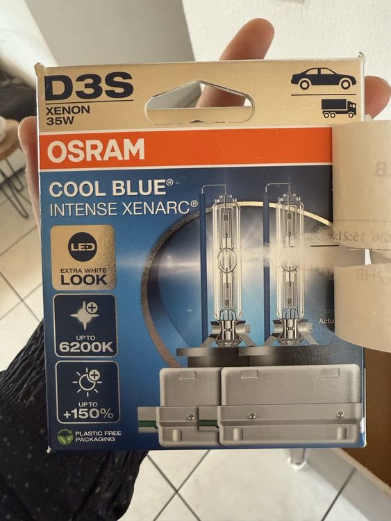 Original Osram Xenarc Cool Blue Intense biD3S (Neu und originalverpackt ...