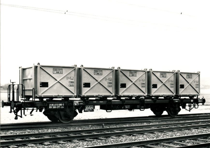 SBB-CFF : Tragwagen für Grossbehälter, Typ Lbs 411 0 | Kaufen auf Ricardo