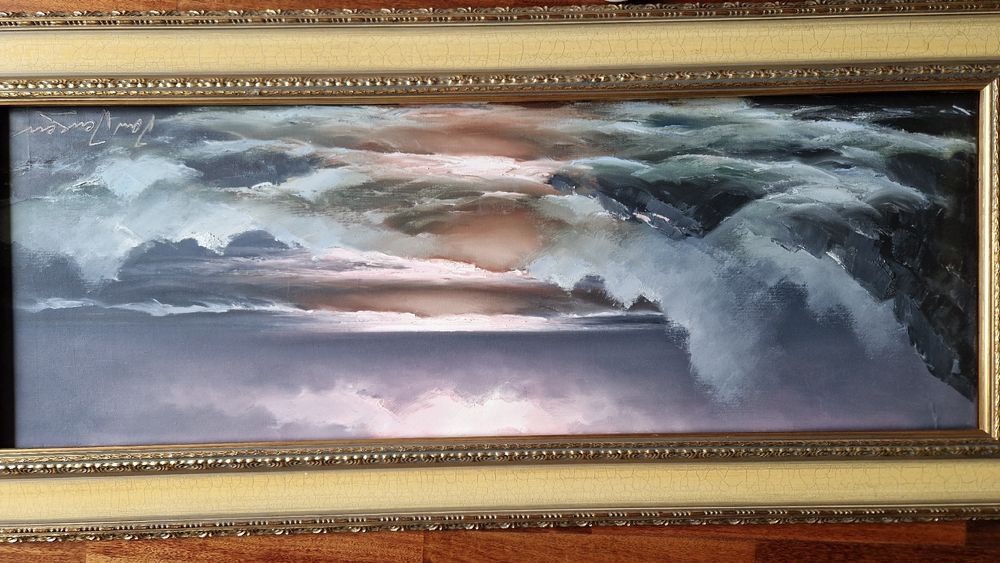 Jan Jenzen Ölgemälde signiert gerahmt, 120x53cm m.Rahmen (Gebraucht) in ...