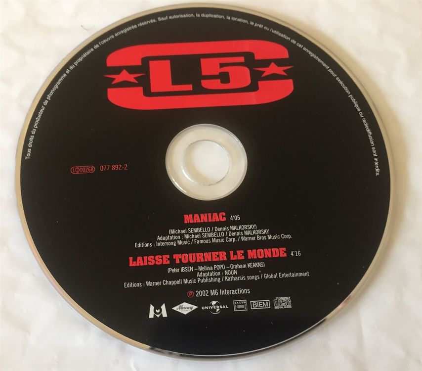 L5 - Maniac - CD (Gebraucht) in Genève für CHF 0.05 – mit Lieferung auf ...