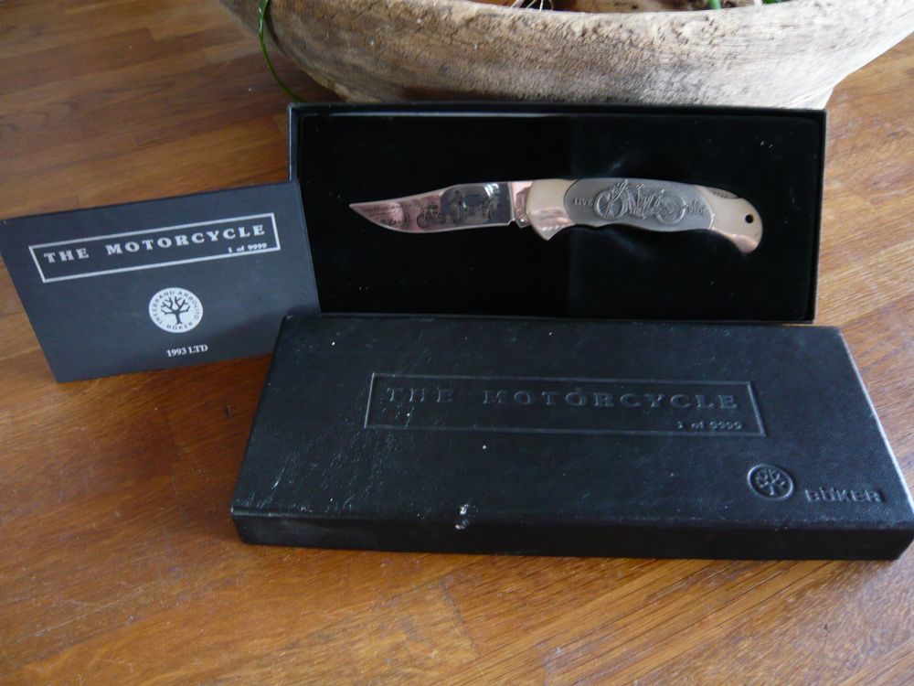 MESSER BÖKER SOLINGEN MOTORCYCLE 1/9999 BONNE COTE ! (Neu (gemäss ...