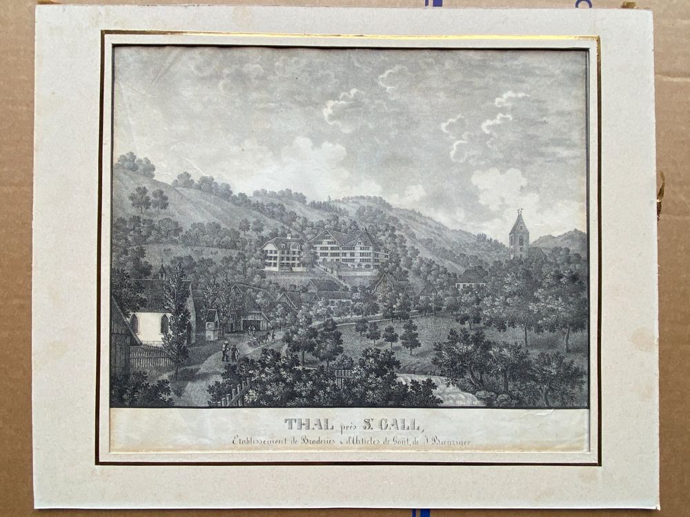 Thal bei Rheineck im Rheintal St. Gallen Litho9 | Kaufen auf Ricardo