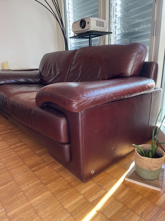 2er Design Ledersofa von Natuzzi | Kaufen auf Ricardo