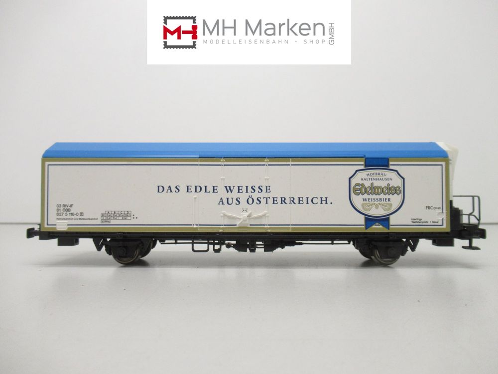 Roco 47042 Kühlwagen "Edelweiss Weissbier" ÖBB o.OVP DC H0 (Gebraucht ...
