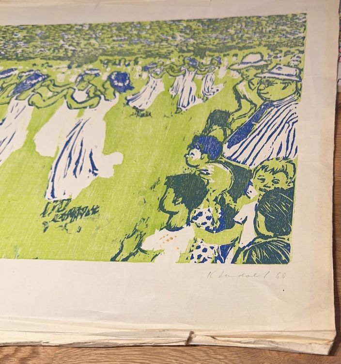 Karl Landolt(1925-2009)Lithographi sig. (Gebraucht) in Zürich für CHF 15 – mit Lieferung auf ...