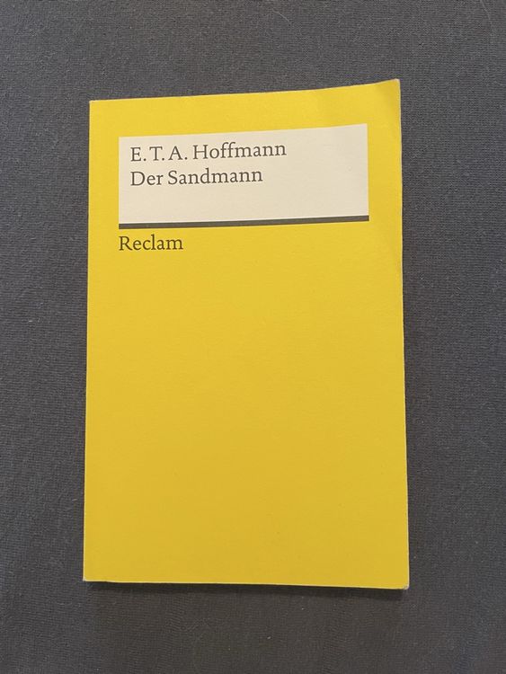 Der Sandmann von E.T.A Hoffmann (Gebraucht) in Rümlang für CHF 2 – mit ...