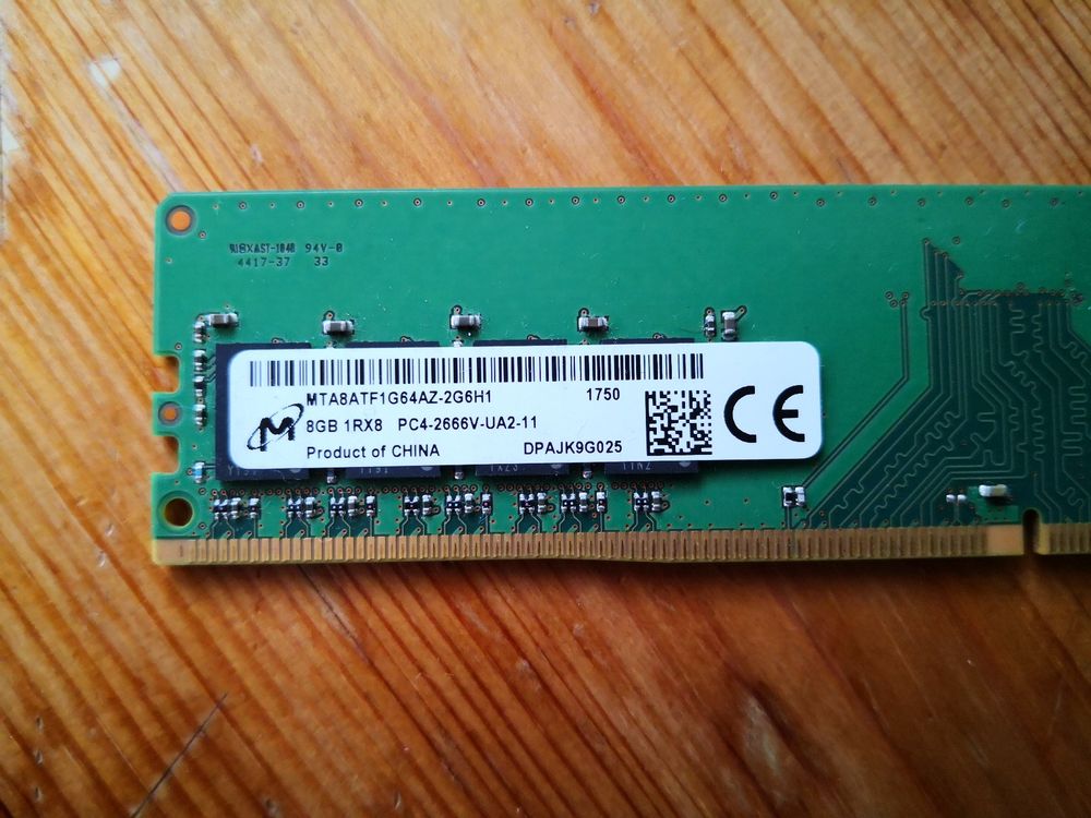 2x8GB DDR4-2666 Desktop RAM (Gebraucht) in Zürich für CHF 49 – mit ...