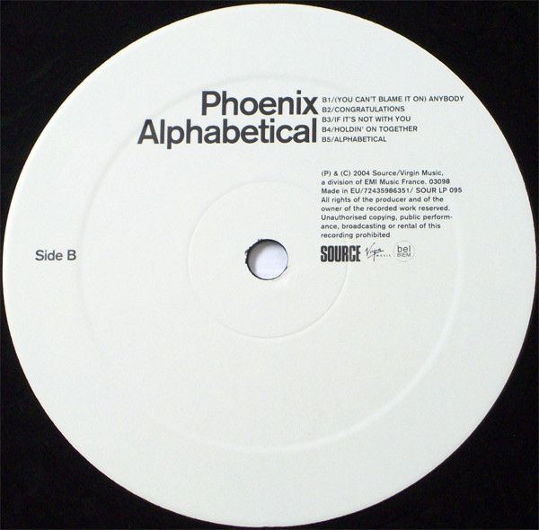 Phoenix - Alphabetical | Kaufen auf Ricardo