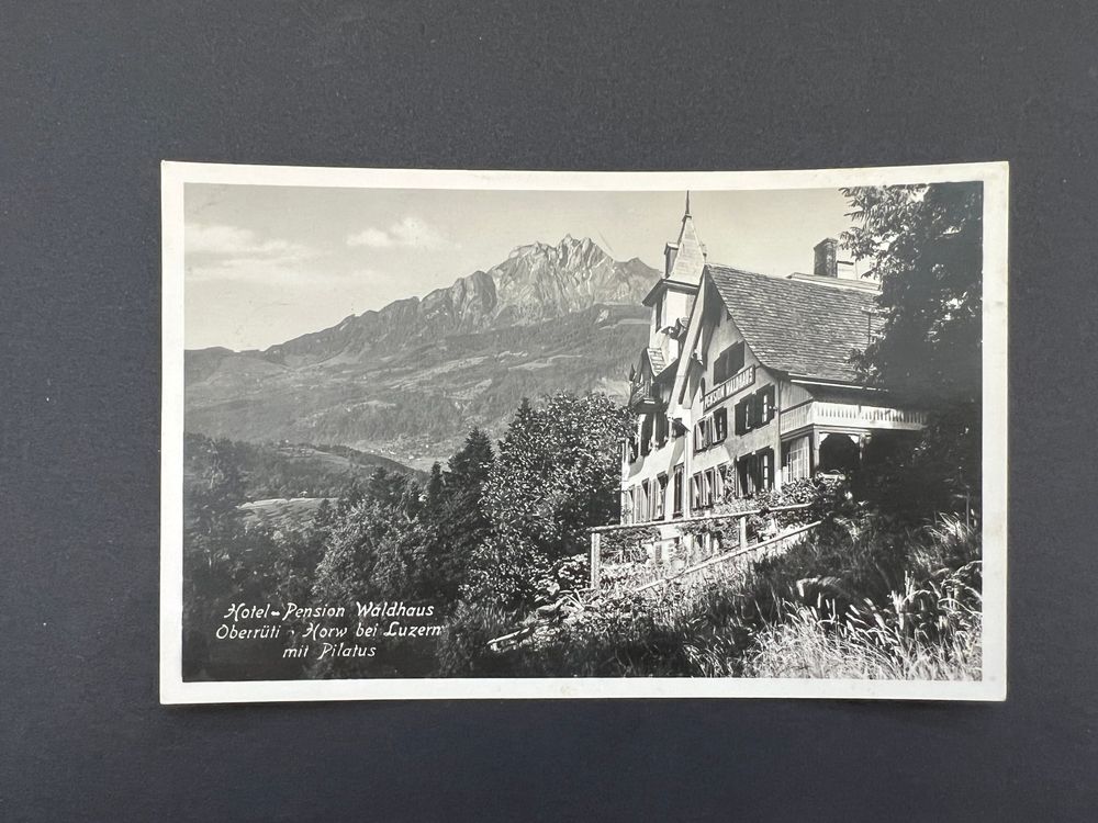Postkarte Horw Hotel Waldhaus (R852) (Gebraucht) in Hinwil für CHF 5 – mit Lieferung auf Ricardo ...