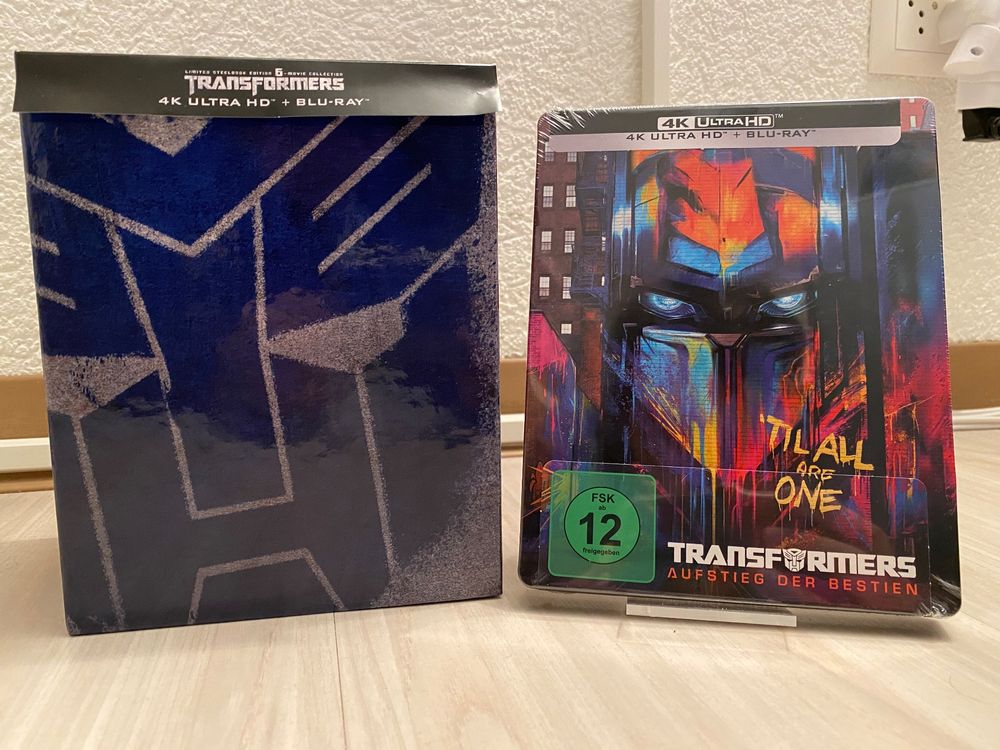 Transformers Collection & Transformers 6, 4K Blu Ray Steelb. (Neu ...