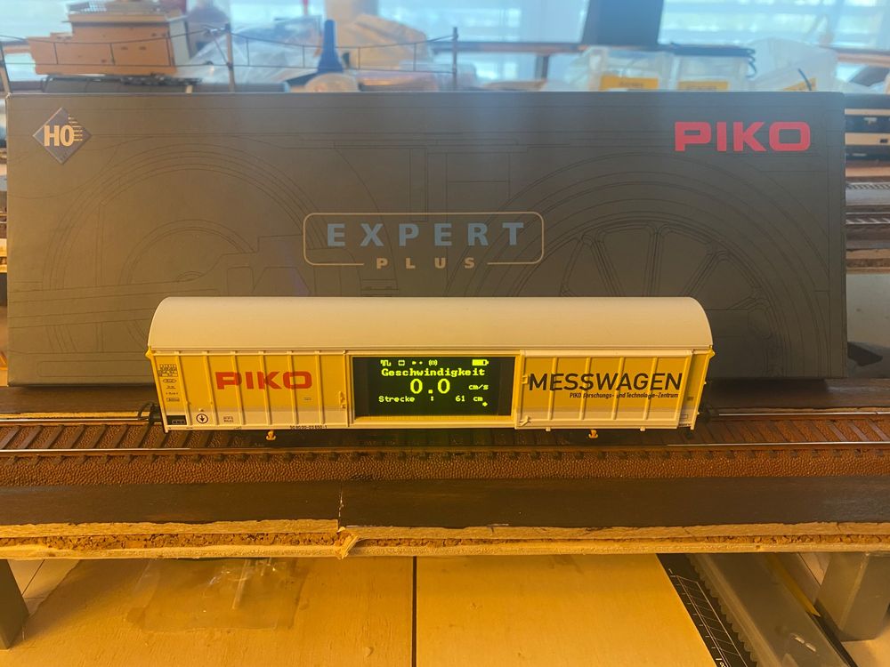 PIKO expert 55050 AC/DC wagon de mesur « Messwagen » (Neuf avec ...