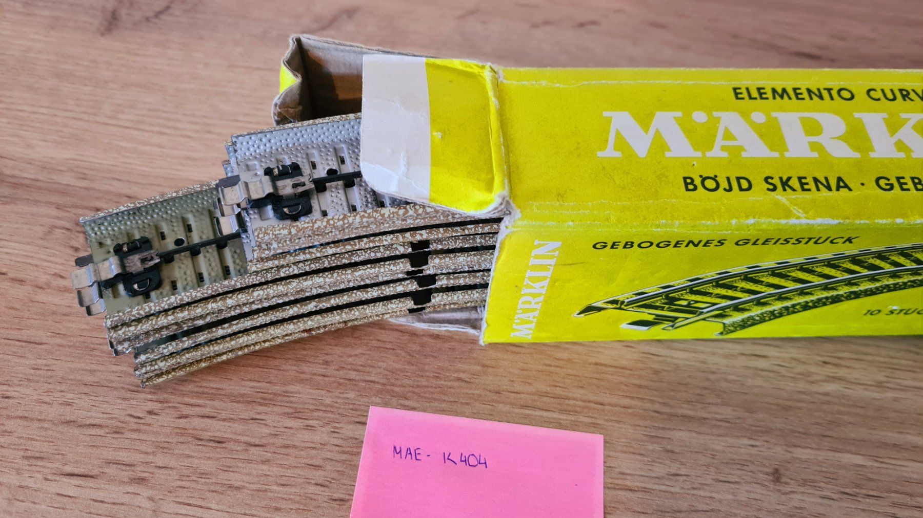 Märklin H0, 10 x Kurven 5100 (MAE-K404) (Gebraucht) in Ruswil für CHF 12 – mit Lieferung auf ...