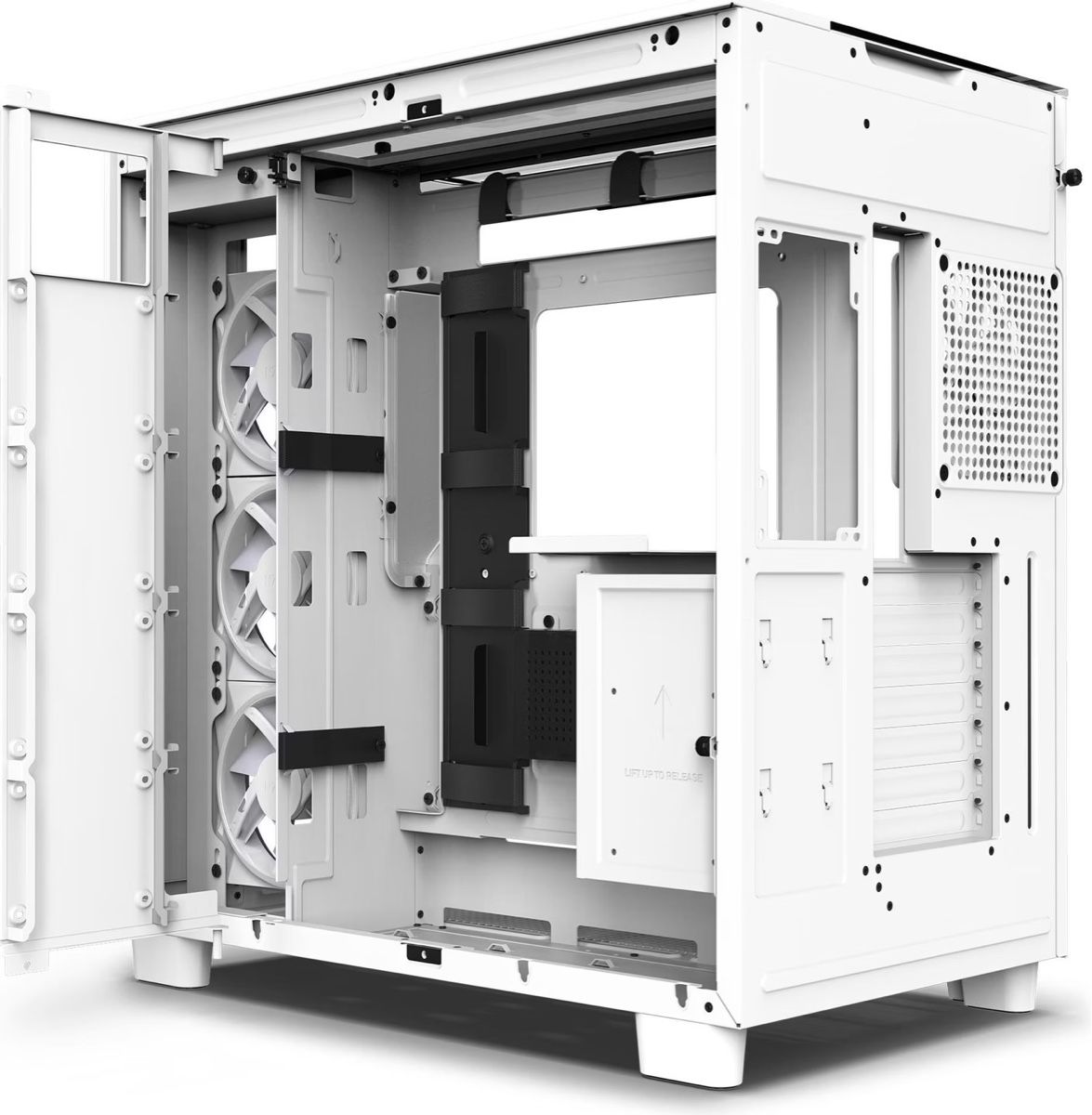 Weisses NZXT H9 Elite PC Gehäuse - Top Zustand! (Neu (gemäss ...