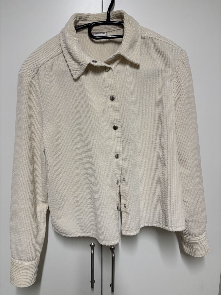 Cordhemd von Street One, beige, Grösse 36 - Herbststyle! (Gebraucht) in ...
