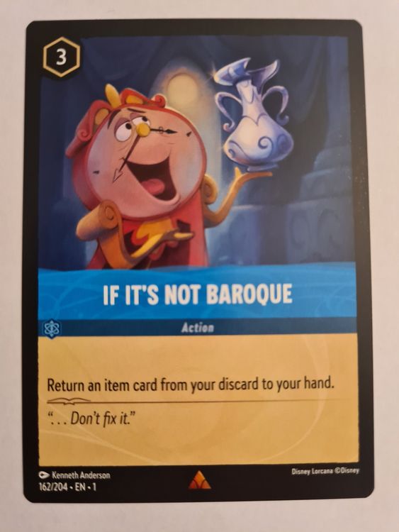 Lorcana, If It's Not Baroque, 162/204-EN-1 (Neu (gemäss Beschreibung)) in Sachseln für CHF 1 ...