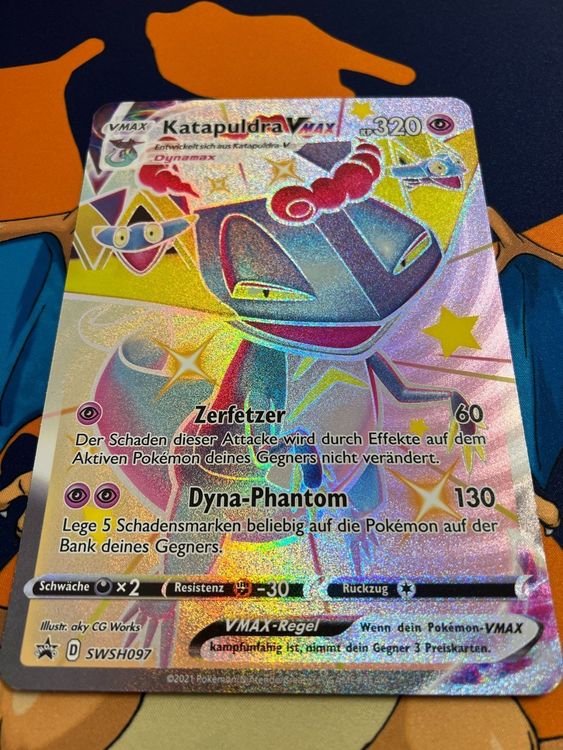 Pokemon XXL Karte - Katapuldra VMAX (SWSH 097) - Promo (Neu (gemäss ...