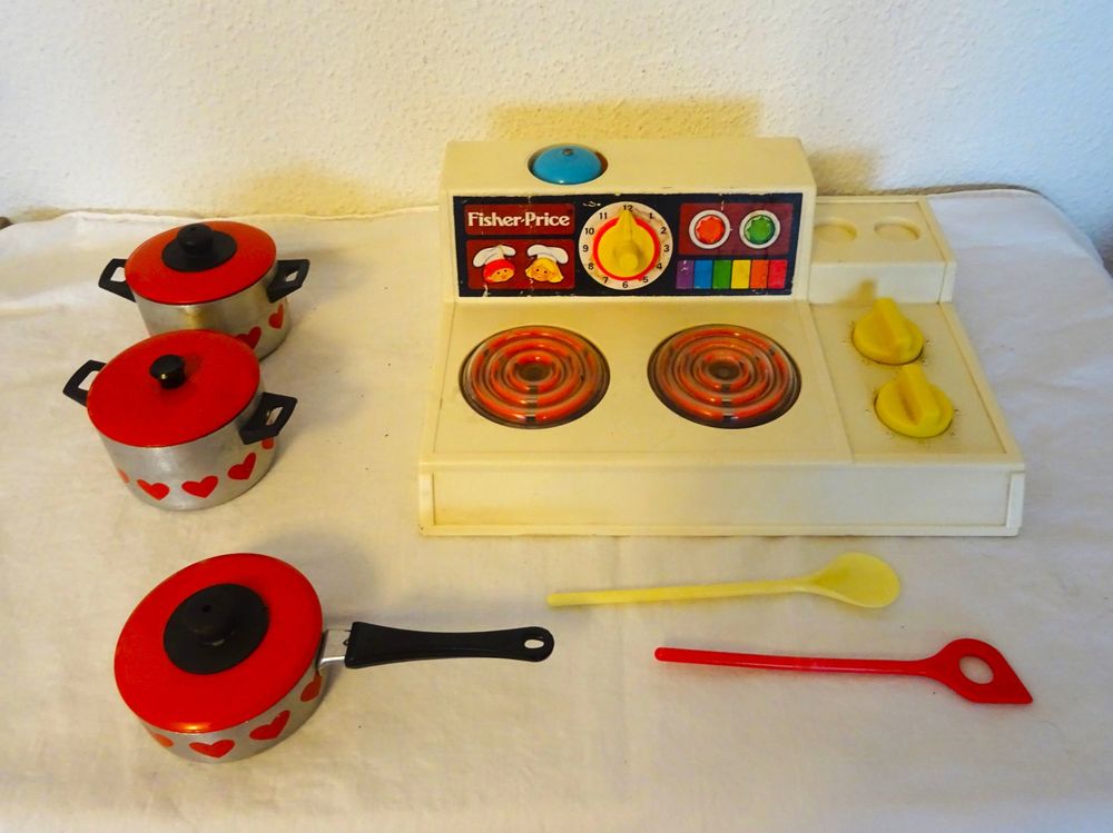 Fisher Price Kinderkochherd Vintage 70er-Jahre made in USA (Gebraucht ...
