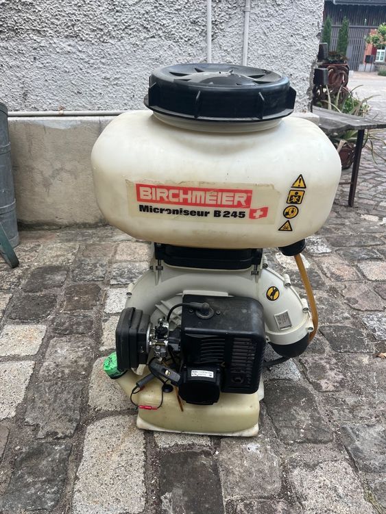 Birchmeier Microniseur B 245 Baumspritze Gebläsespritze (Gebraucht) in Stadel für CHF 150 – nur ...