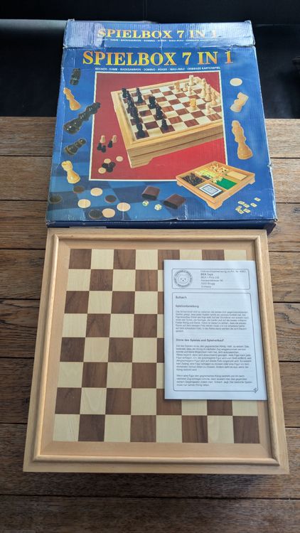 Holz-Spielbox 7 in 1 Neu (Neu (gemäss Beschreibung)) in Geroldswil für ...
