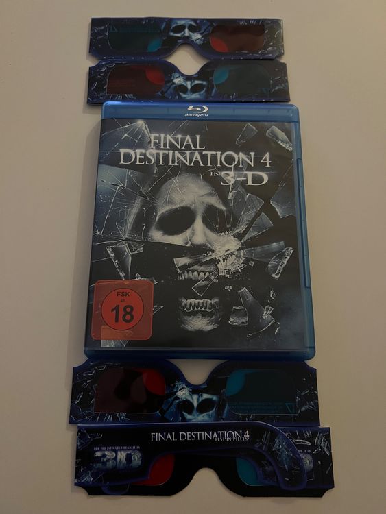 Final Destination 4 3D Blu-ray mit 4 Brillen Uncut (Gebraucht) in ...
