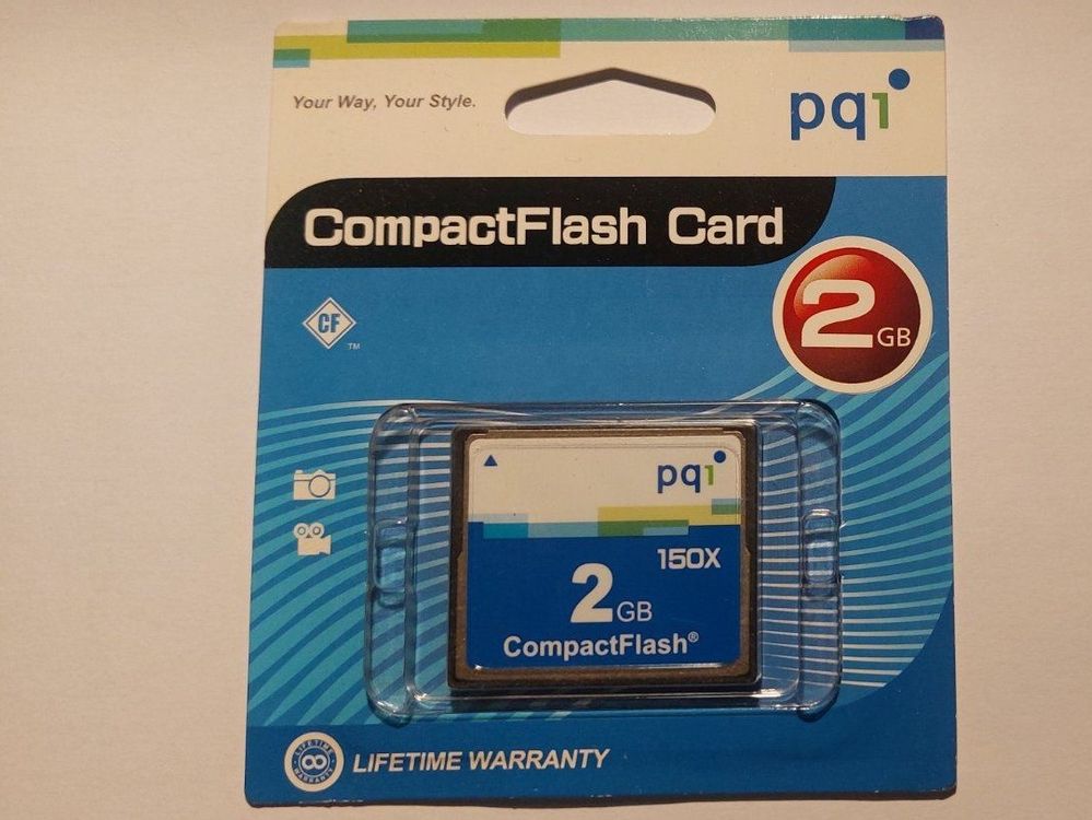 CompactFlash 2GB 150x pq1 (10 Stück) (Neu und originalverpackt) in ...