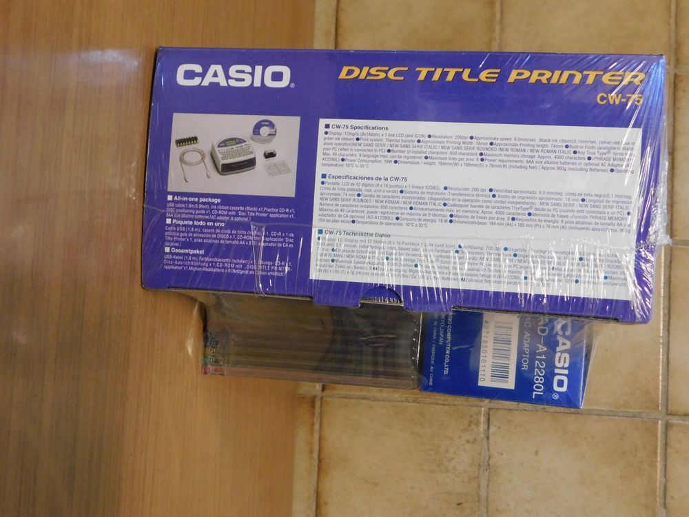 Casio Disc Title Printer | Kaufen auf Ricardo