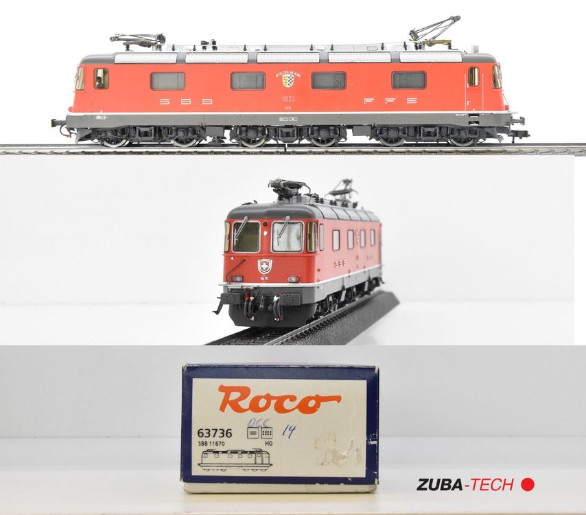 Roco 63736 E-Lok Re 6/6 SBB H0 GS Digital mit OVP | Acheter sur Ricardo
