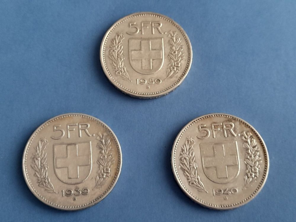5 Fränkler 1939/40/50 | Kaufen auf Ricardo