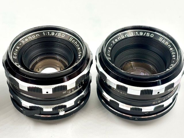 Yashica ML 21mm 3.5 + 2x Retina Xenon 50mm 1.9 (M42) (Defekt) in Seewis ...