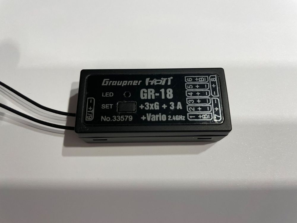 Graupner GR-18 Flybarless/Gyro/Heli/Fläche/Telemeteie | Kaufen auf Ricardo