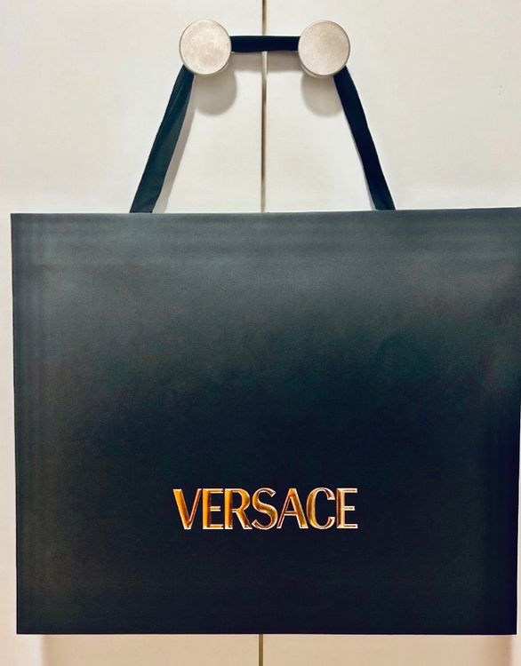 Paper bag tasche classic Versace with gold print (Neu (gemäss ...