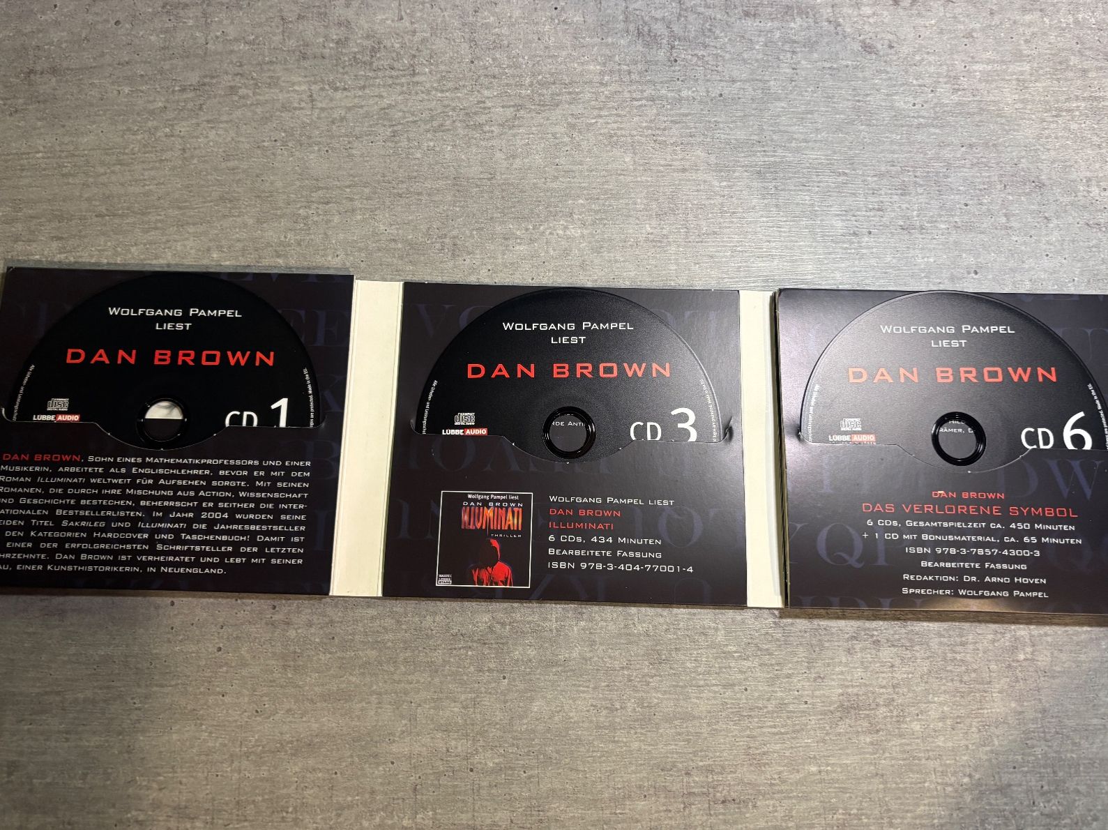 Dan Brown - Das verlorene Symbol - Hörbuch - 6 CDs (Gebraucht) in Wagen ...