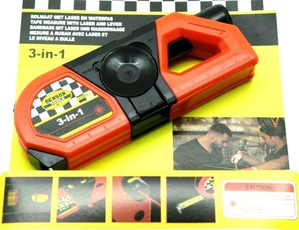 ROLLMETER MIT LASER UND WASSERWAAGE (Neu und originalverpackt) in für ...