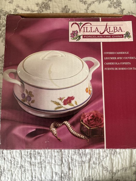 Légumier soupière Villa Alba Porcelaine Fine Chine 24cm (Neu und ...