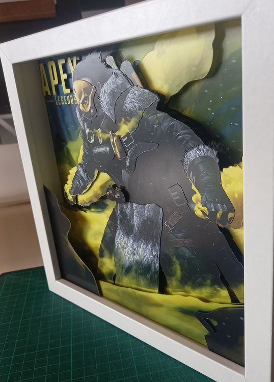 Apex Legends Caustic Papercraft Diorama (Neu (gemäss Beschreibung)) in ...